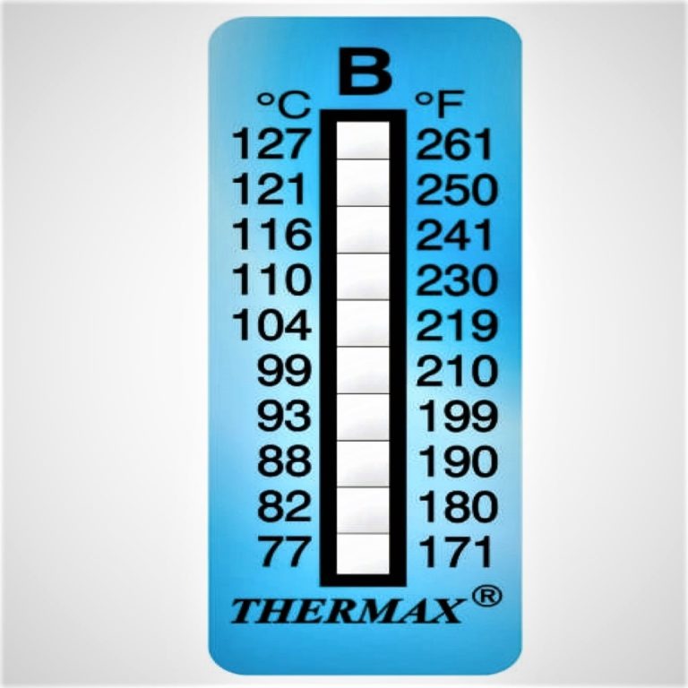 Thermax temperaturstrips med 10 målepunkter