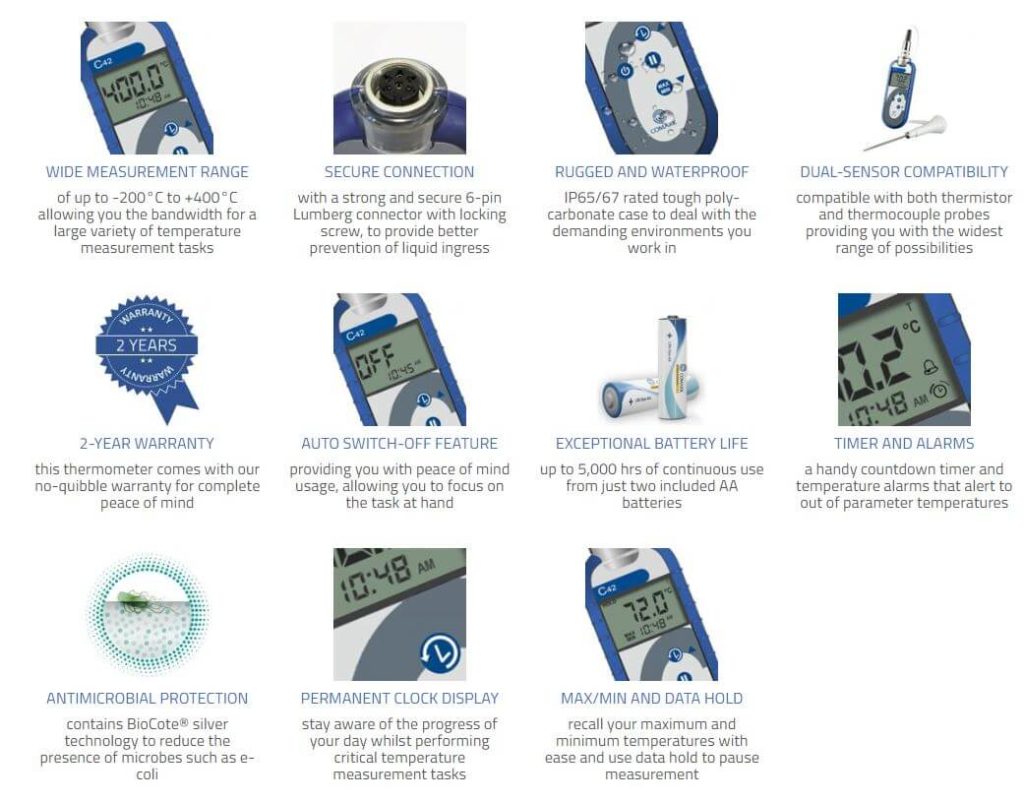 Comark C42 matvaretermometer - Impex Produkter